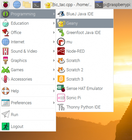 Программирование на С++ на Raspberry Pi в Geany IDE - Робикс