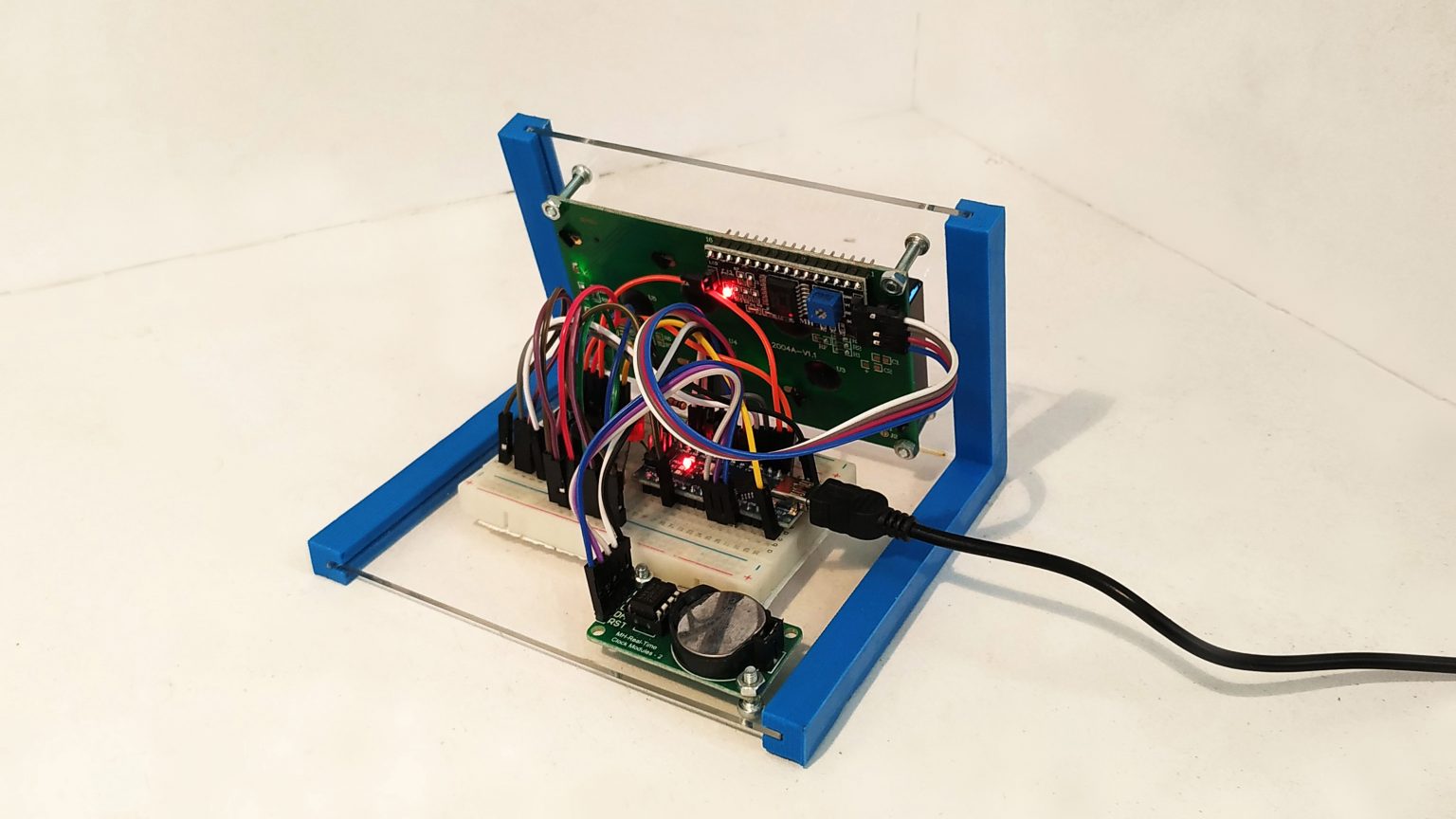 Настольные часы на Arduino Кружок робототехники Робикс